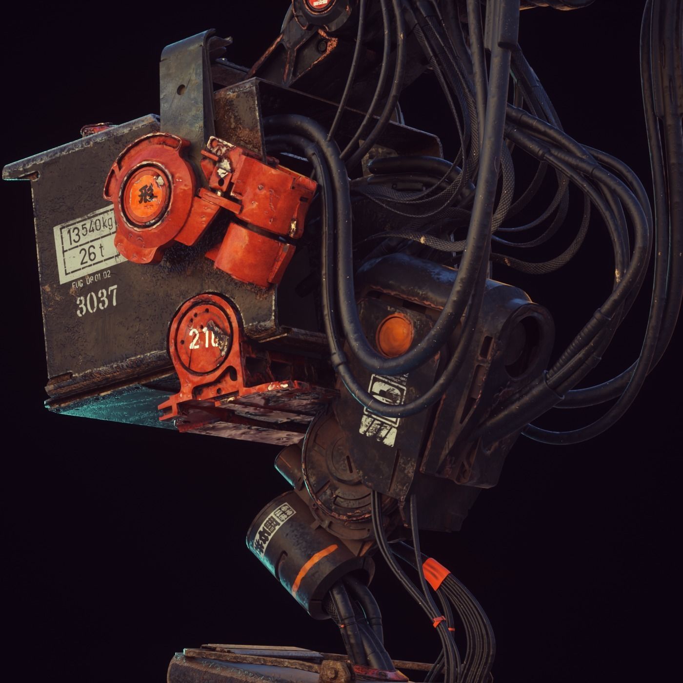 3D model Cyberpunk Hacker Terminal V1 VR / AR / low-poly | CGTrader