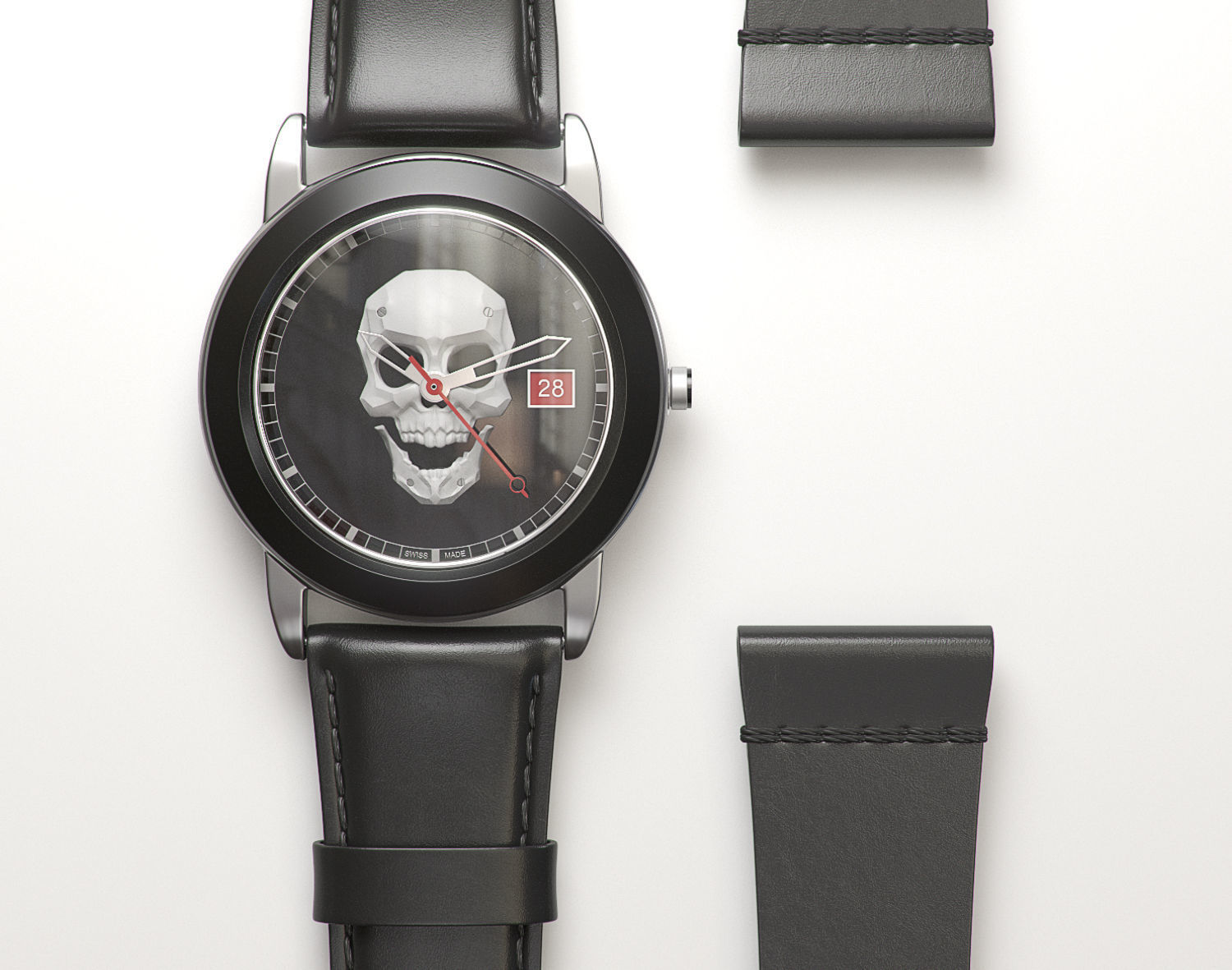 Watch Collection samsonite smartwatch 3D model | CGTrader