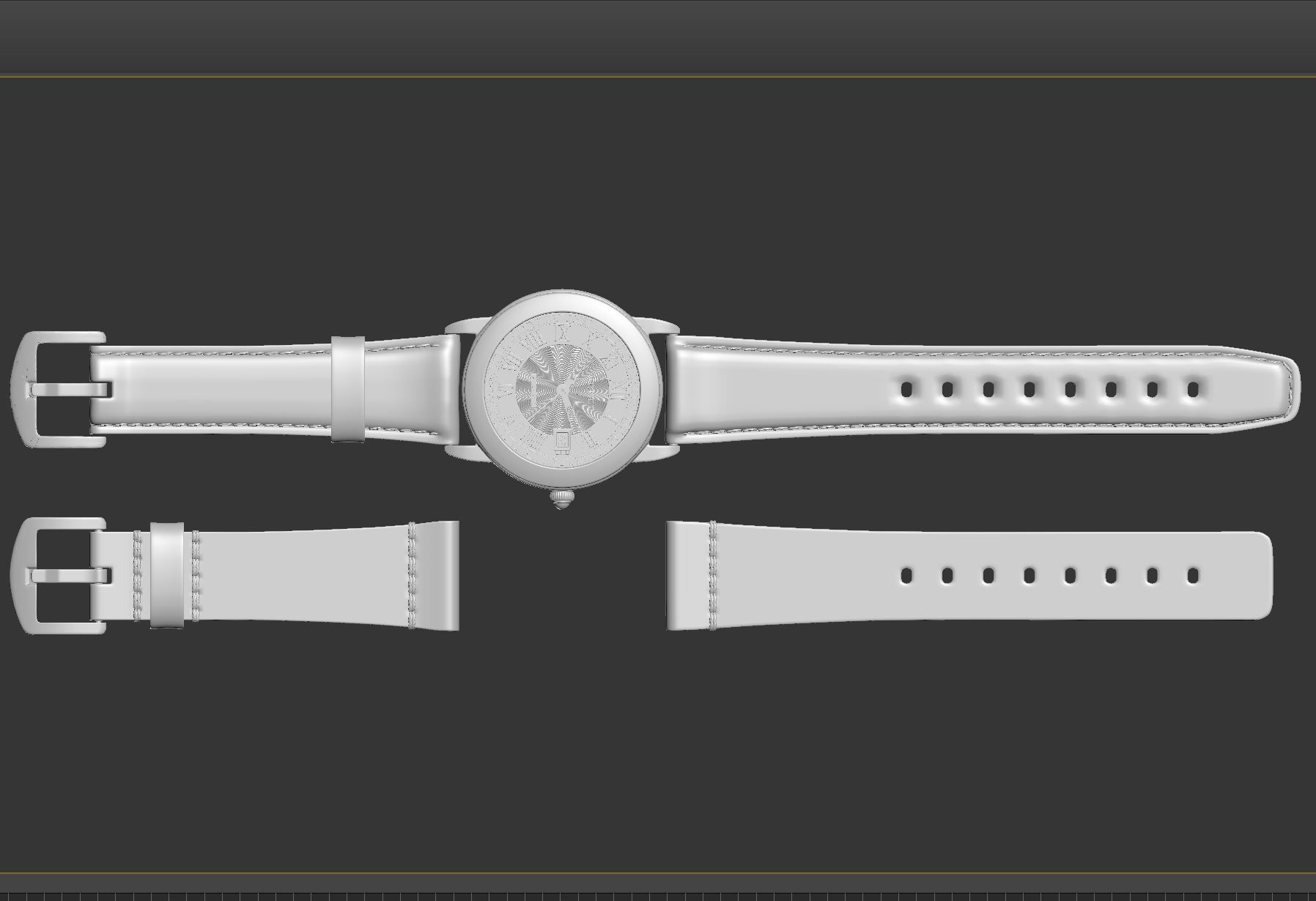 Watch Collection samsonite smartwatch 3D model | CGTrader