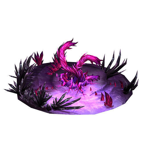 Crystal Marsh - State Tree 32 3D model | CGTrader