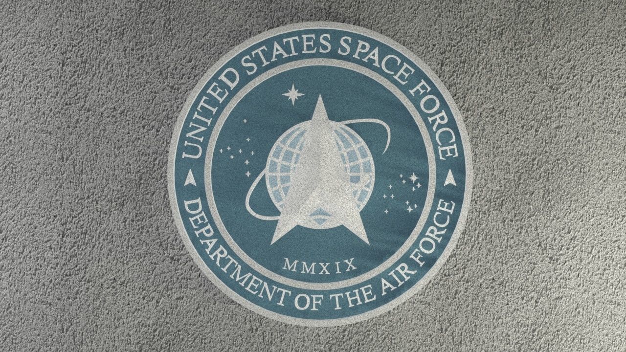 SPACE FORCE LOGO 3D model | CGTrader