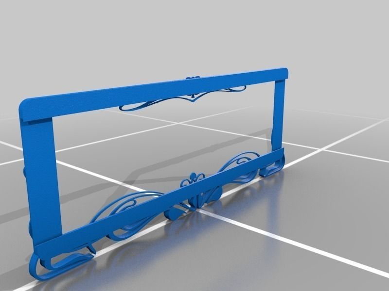 Name Plate Frame free 3D model 3D printable | CGTrader