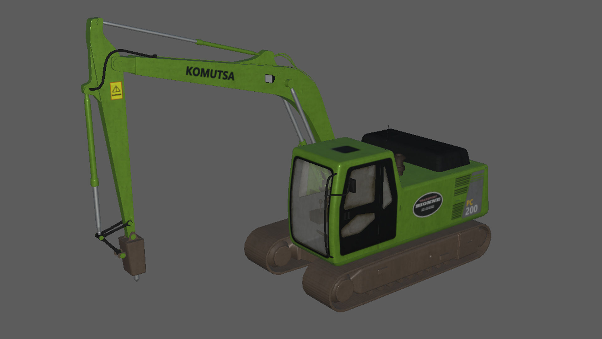 3D model Diggers honda excavator VR / AR / low-poly | CGTrader