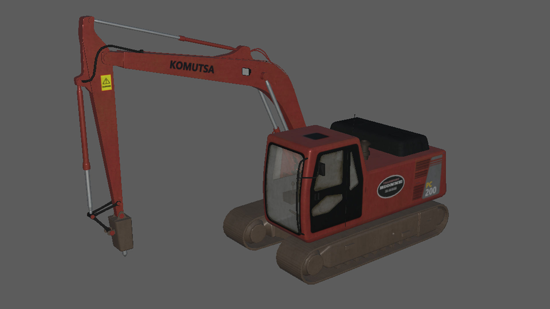 3D model Diggers honda excavator VR / AR / low-poly | CGTrader