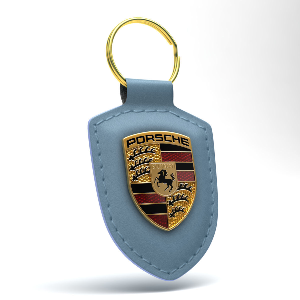 3D model Porsche Crest Keychain VR / AR / low-poly | CGTrader