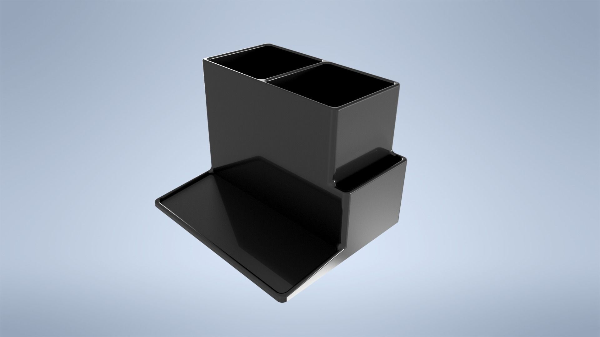 Desk organizer 3D model 3D printable | CGTrader