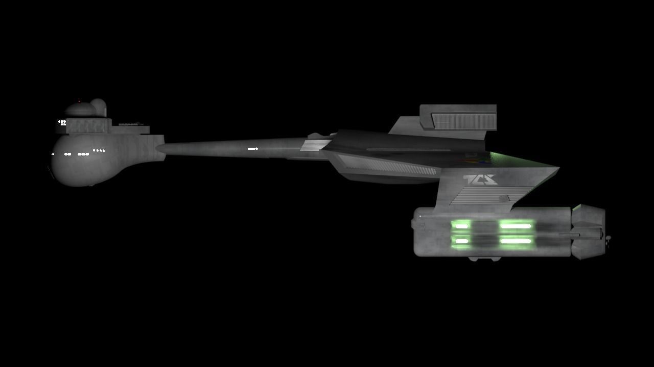 Star Trek The Original Series Klingon D-7 Battle Cruiser free 3D model ...