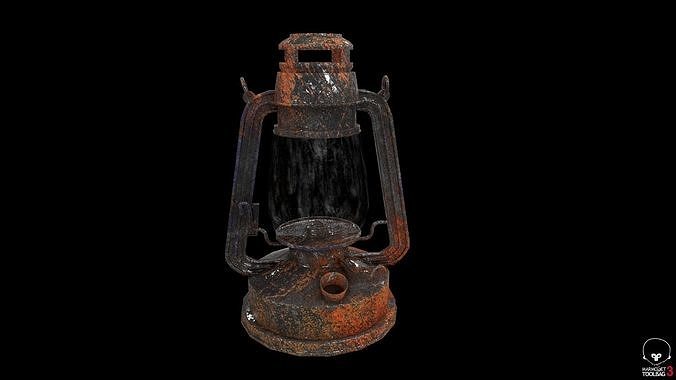 3D model old lamp VR / AR / low-poly | CGTrader