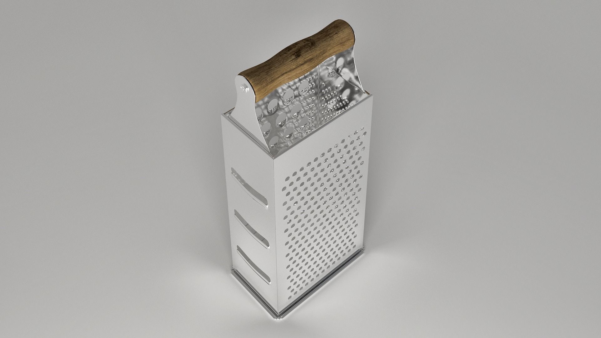 Steel Cheese Grater 3D model | CGTrader
