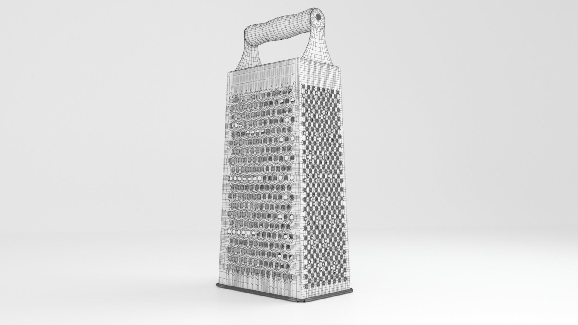 Steel Cheese Grater 3D model | CGTrader