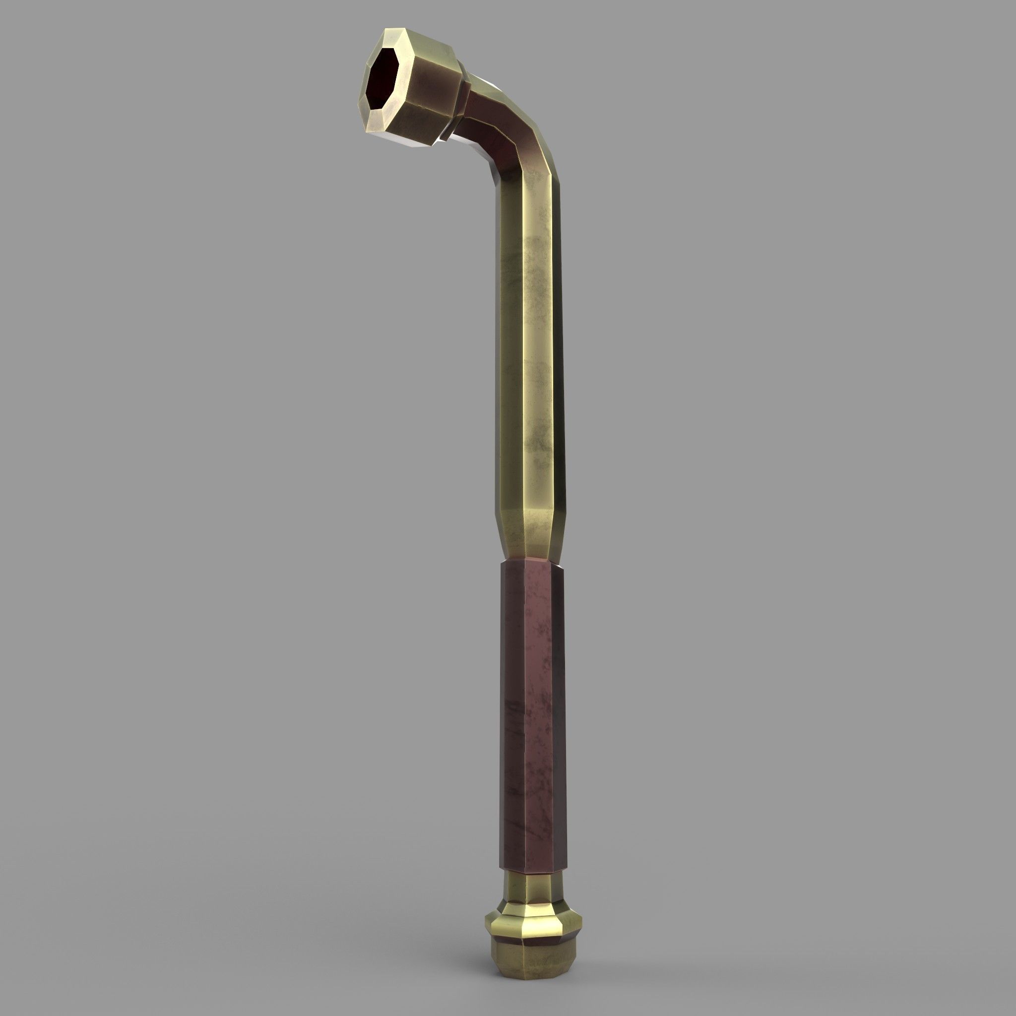 3D model Stylized Metal Pipe VR / AR / low-poly | CGTrader