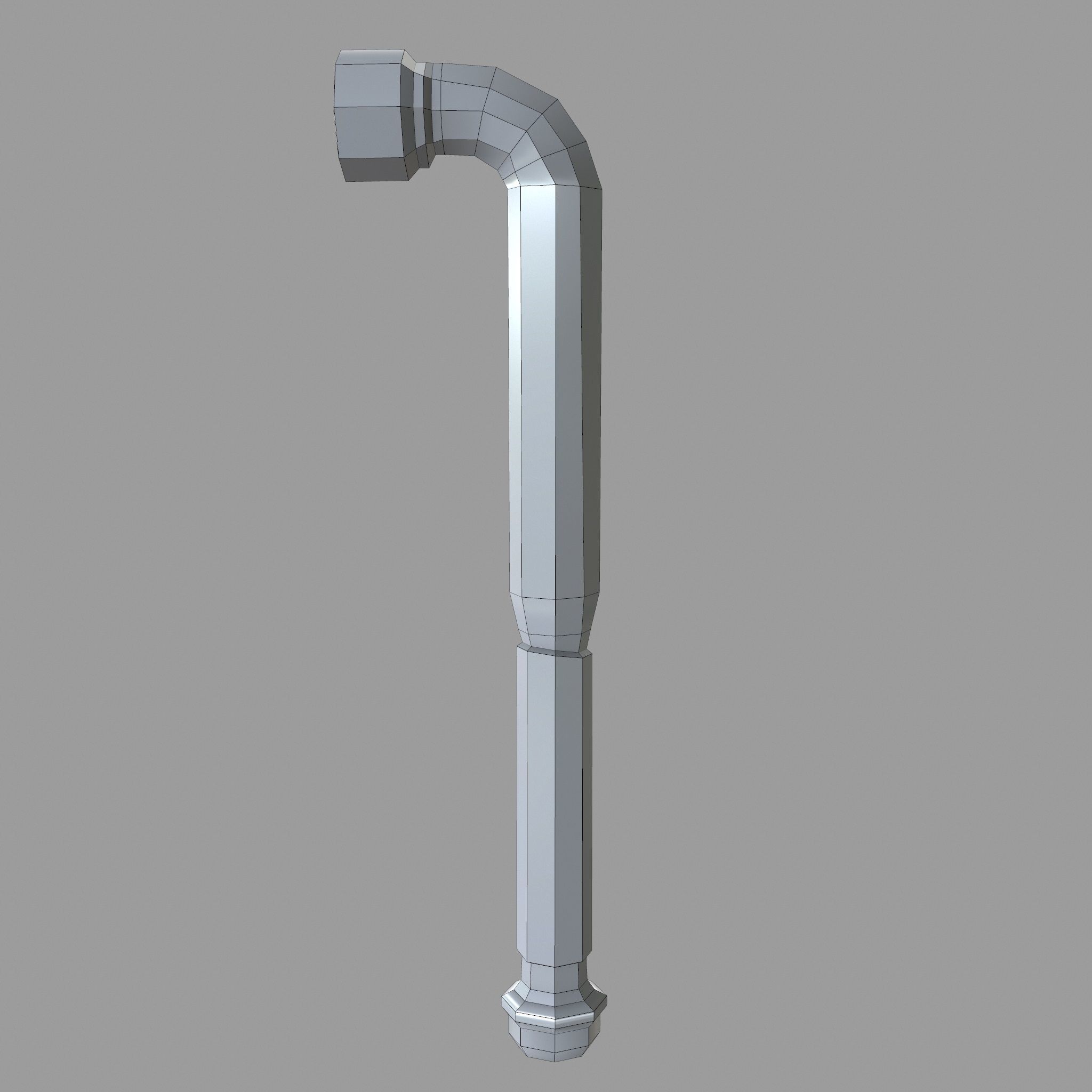 3D model Stylized Metal Pipe VR / AR / low-poly | CGTrader