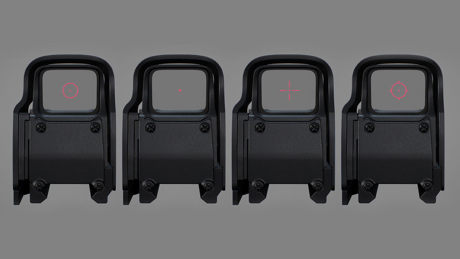 3D model Holographic Sight S - FPS Gun Attachment for Unreal Engine VR ...