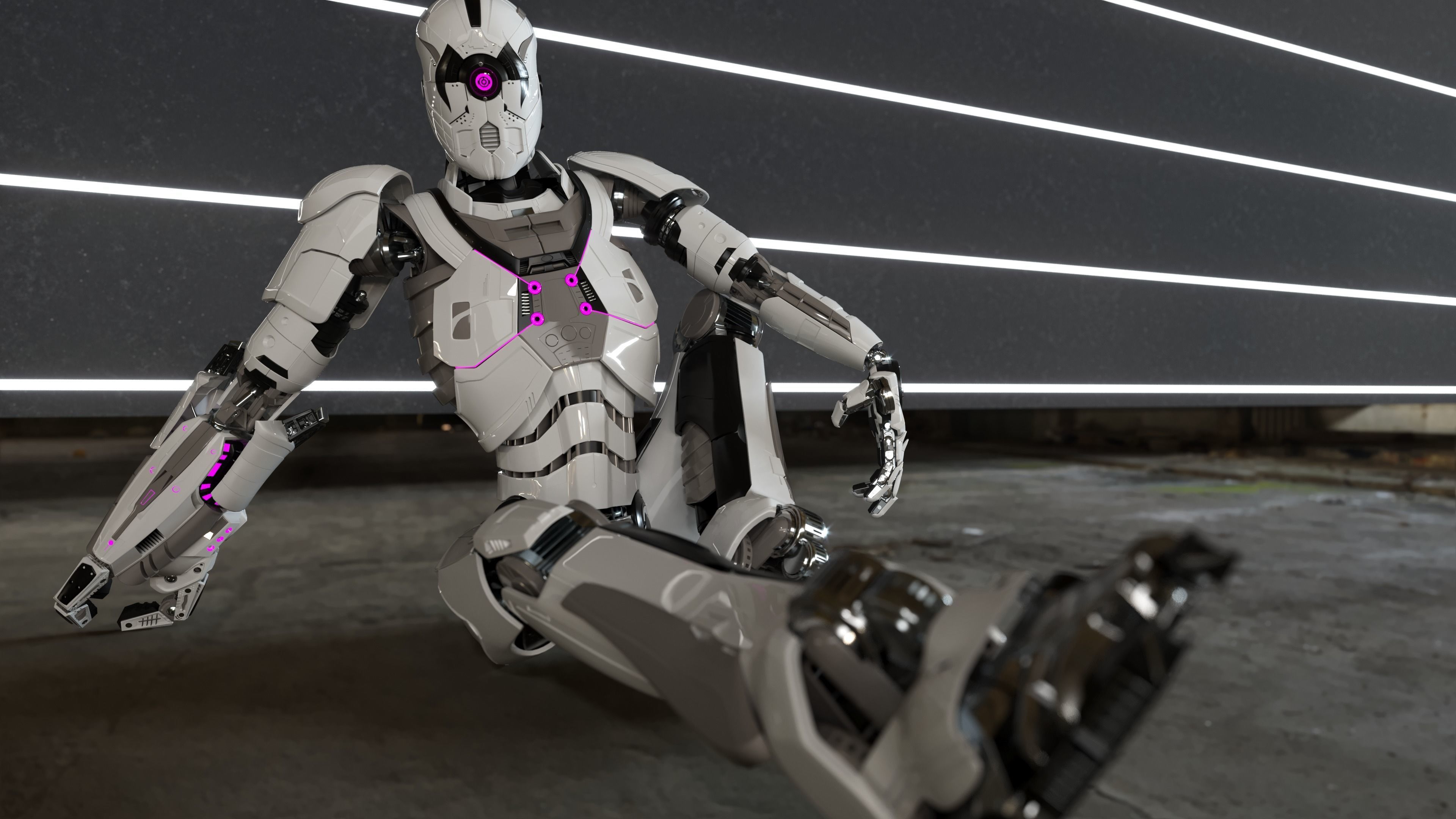 P-4-----Weapon Prototype 3D model rigged | CGTrader