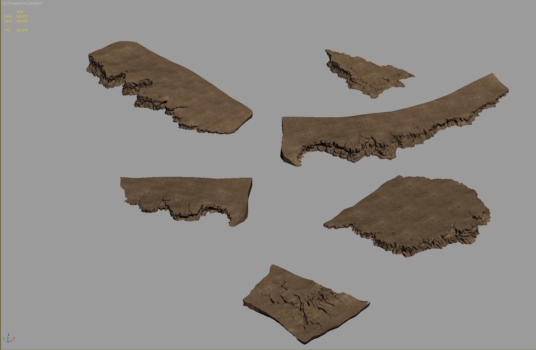 land ground 3D model | CGTrader