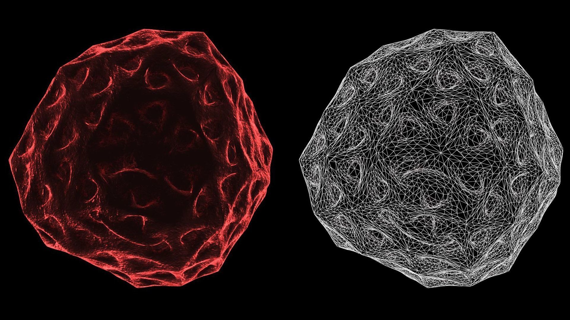 Pack of 24 Alien Virus Bacteria Macrophage Sci Fi Collection 3D model ...