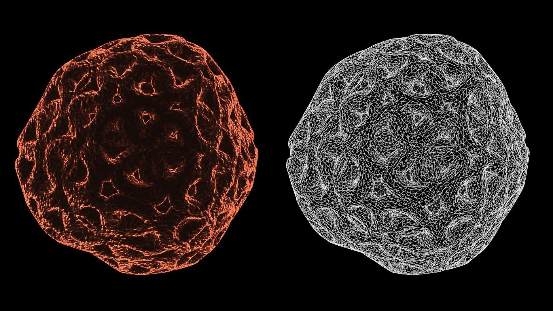 Pack of 24 Alien Virus Bacteria Macrophage Sci Fi Collection 3D model ...