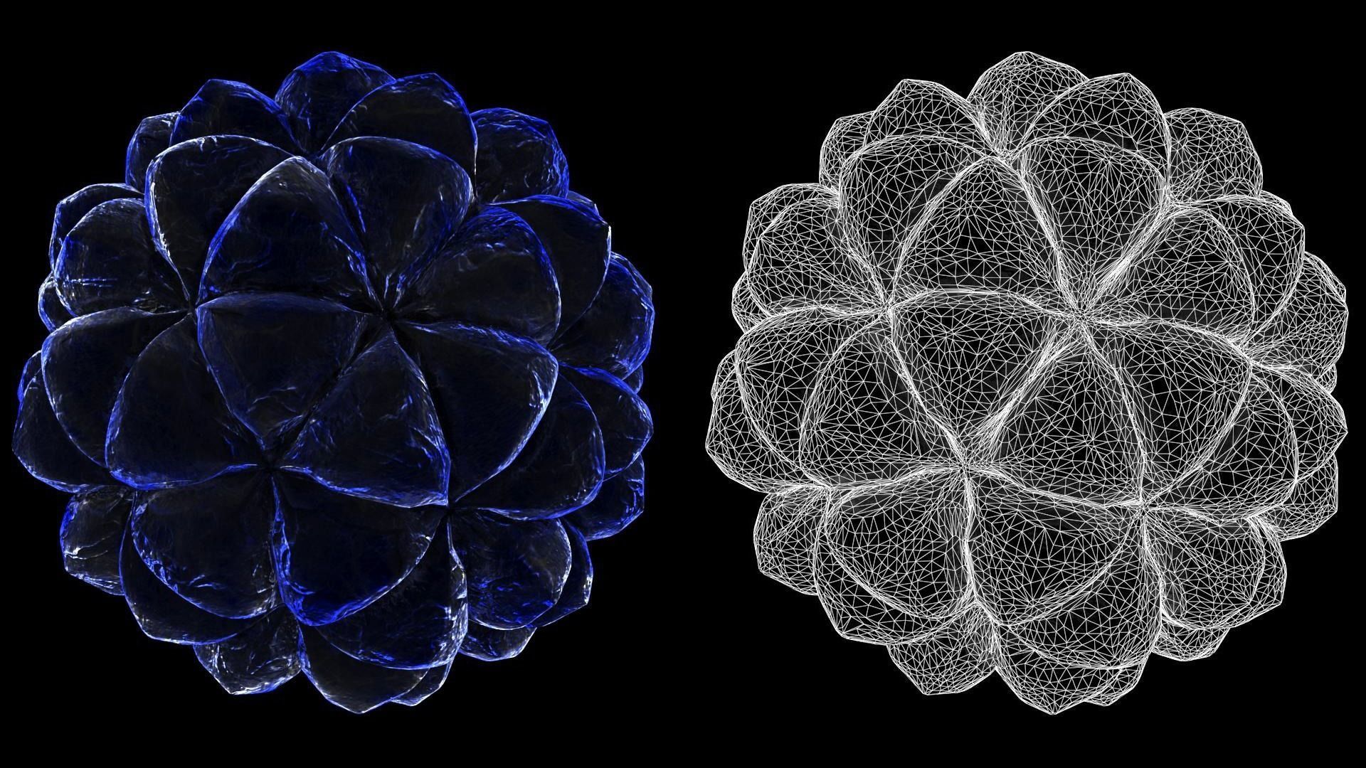 Pack of 24 Alien Virus Bacteria Macrophage Sci Fi Collection 3D model ...