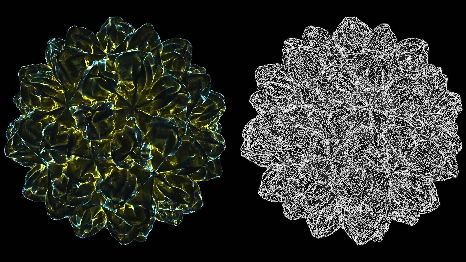 Pack of 24 Alien Virus Bacteria Macrophage Sci Fi Collection 3D model ...