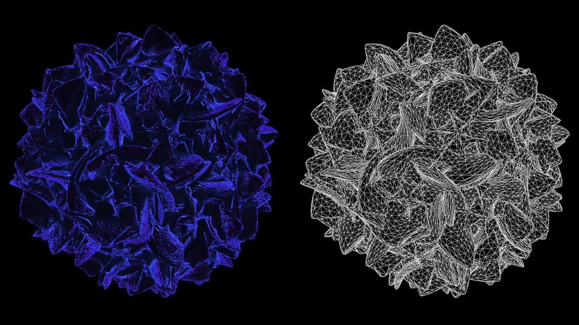 Pack of 24 Alien Virus Bacteria Macrophage Sci Fi Collection 3D model ...