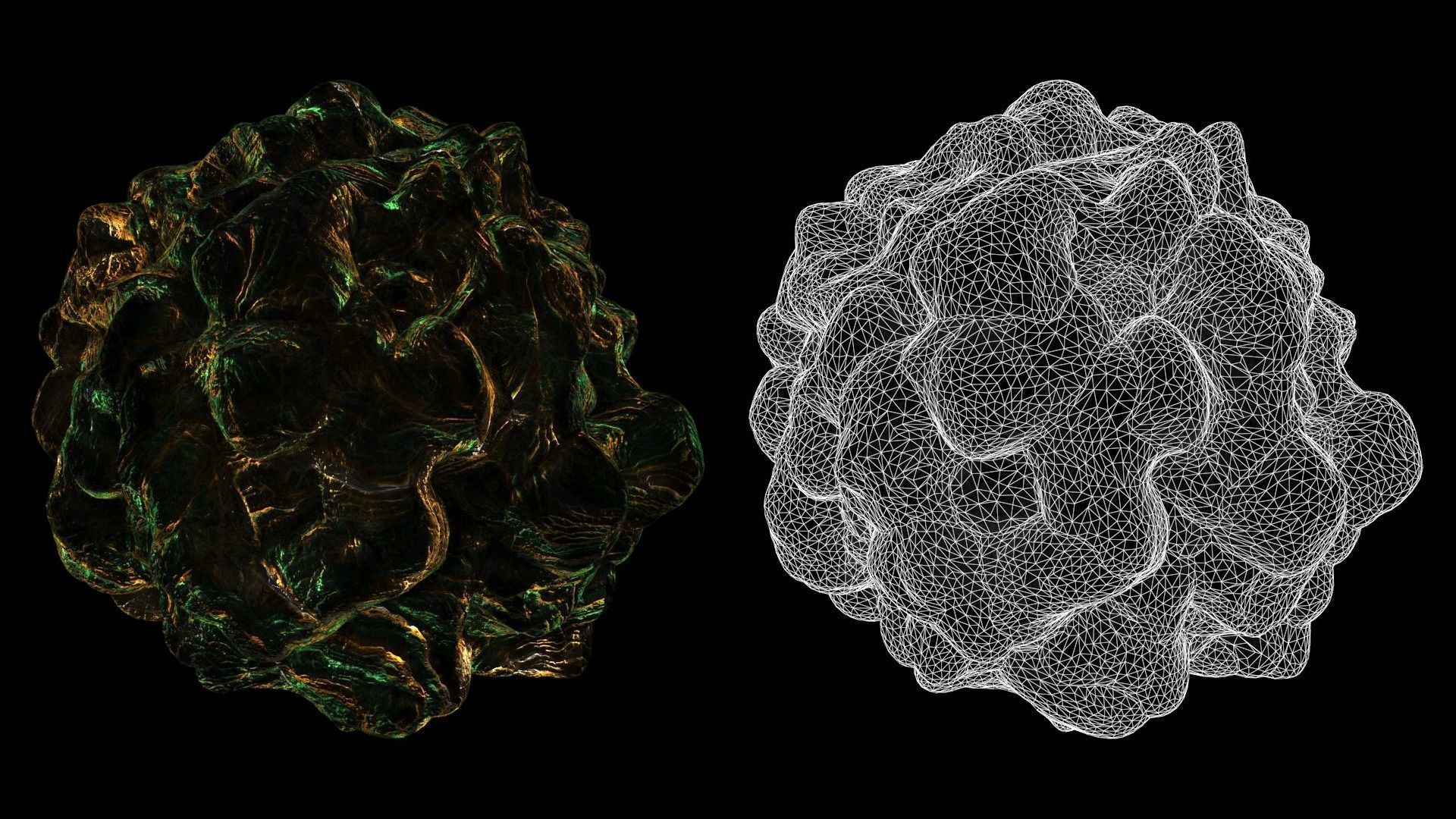 Pack of 24 Alien Virus Bacteria Macrophage Sci Fi Collection 3D model ...