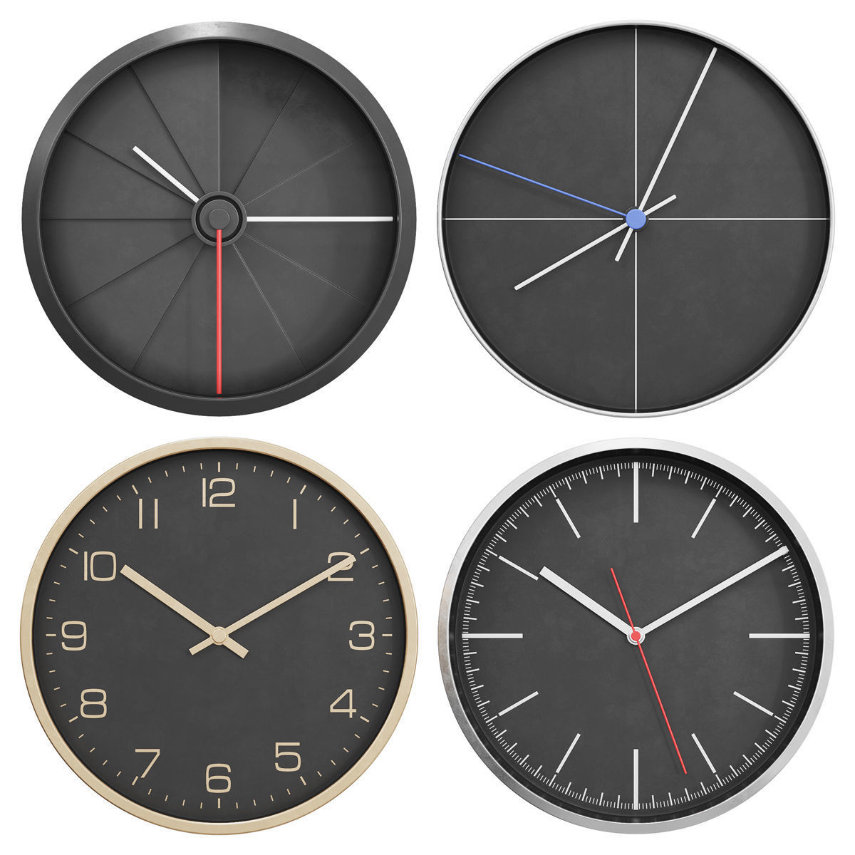 Wall clock v1 3D model | CGTrader