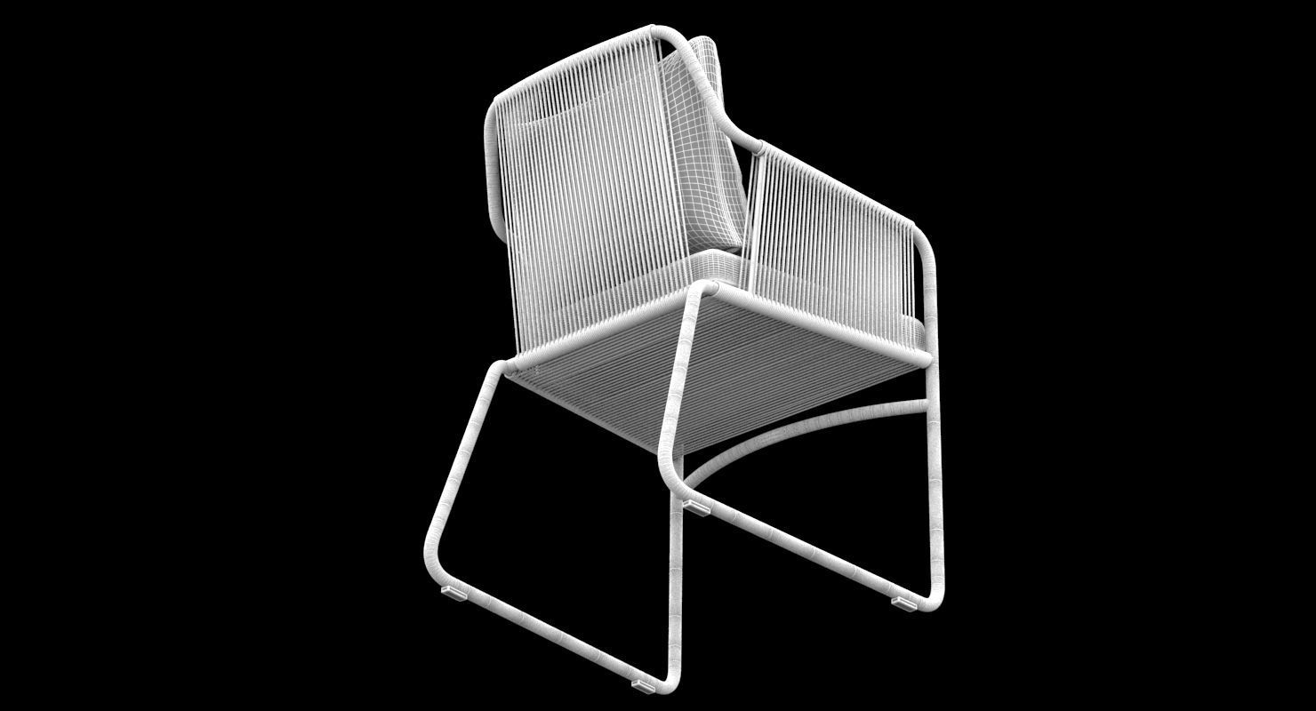 Roda Chair 3D model | CGTrader