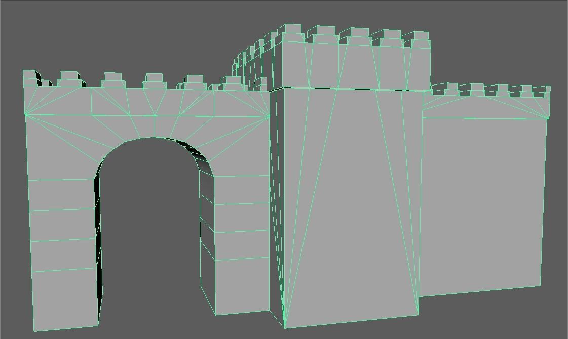 3D model Ishtar Gate VR / AR / low-poly | CGTrader