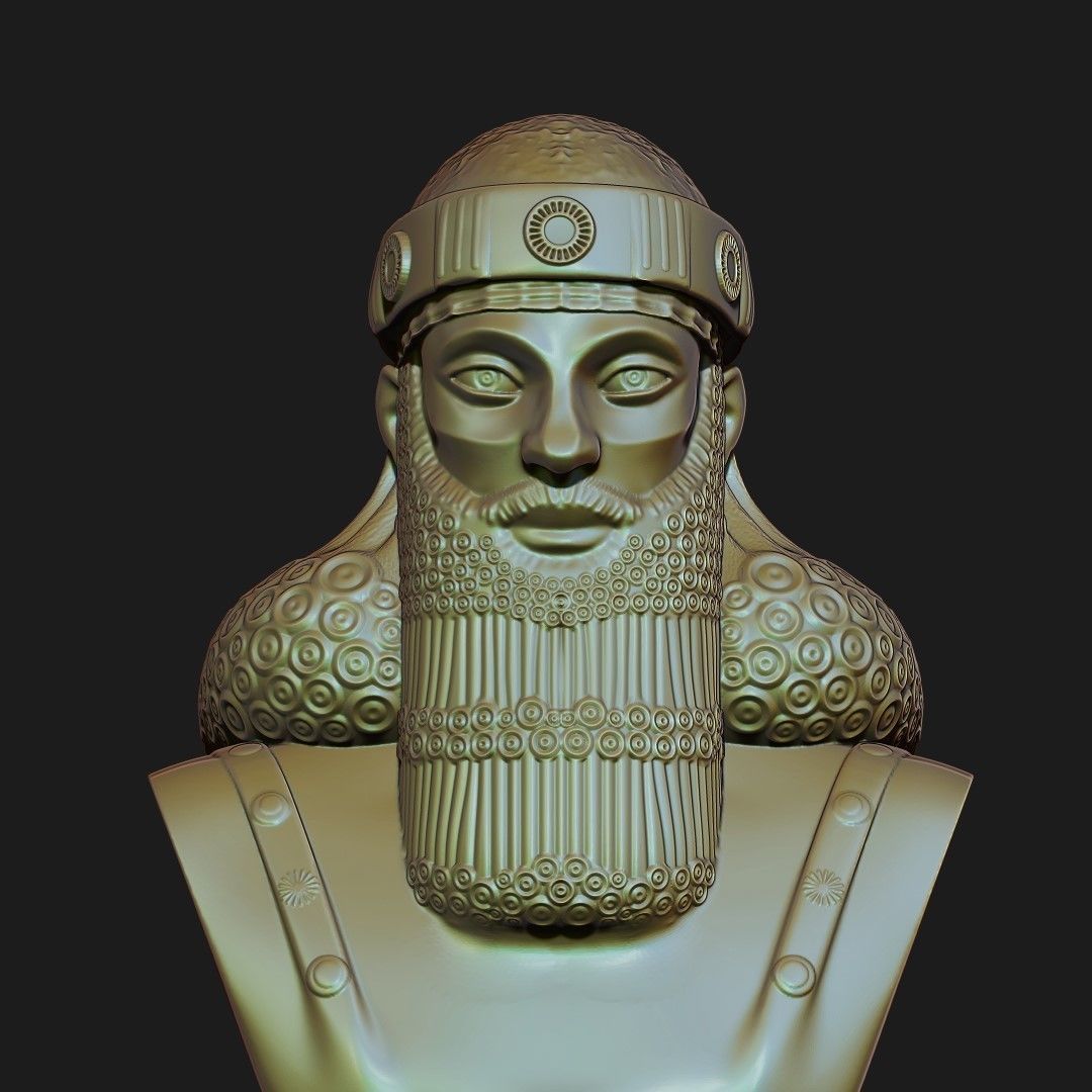 HAMMURABI statue - 3d print 3D model 3D printable | CGTrader