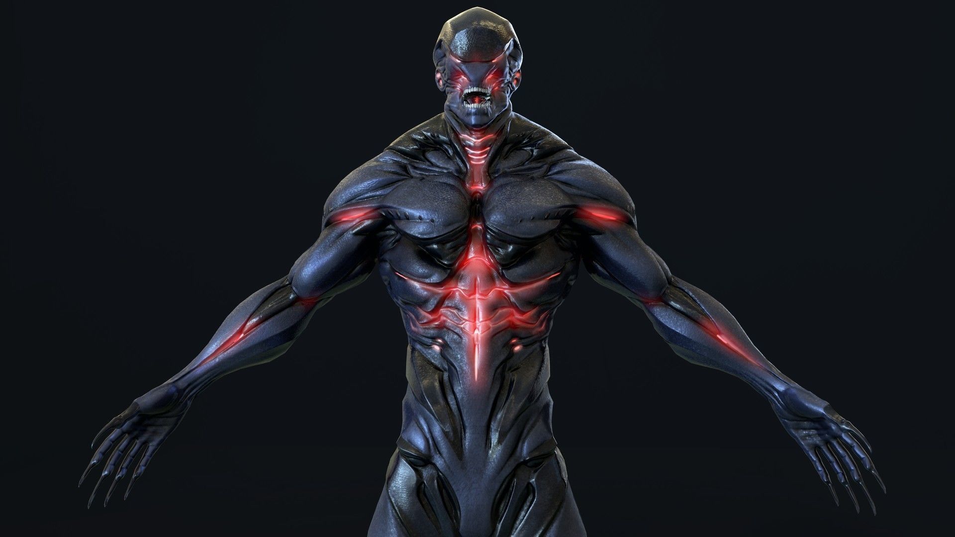 3D model Heavy Bio Mutant VR / AR / low-poly rigged | CGTrader