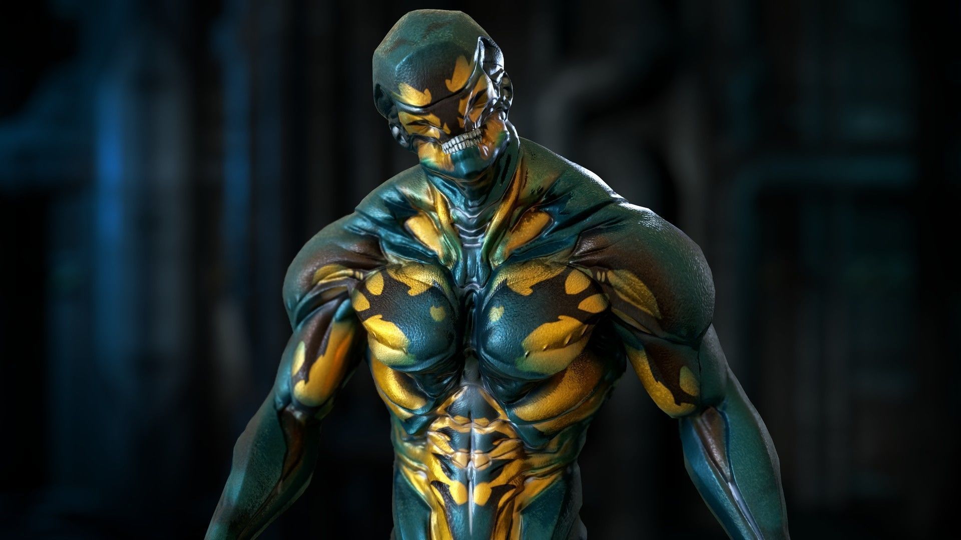 3D model Heavy Bio Mutant VR / AR / low-poly rigged | CGTrader