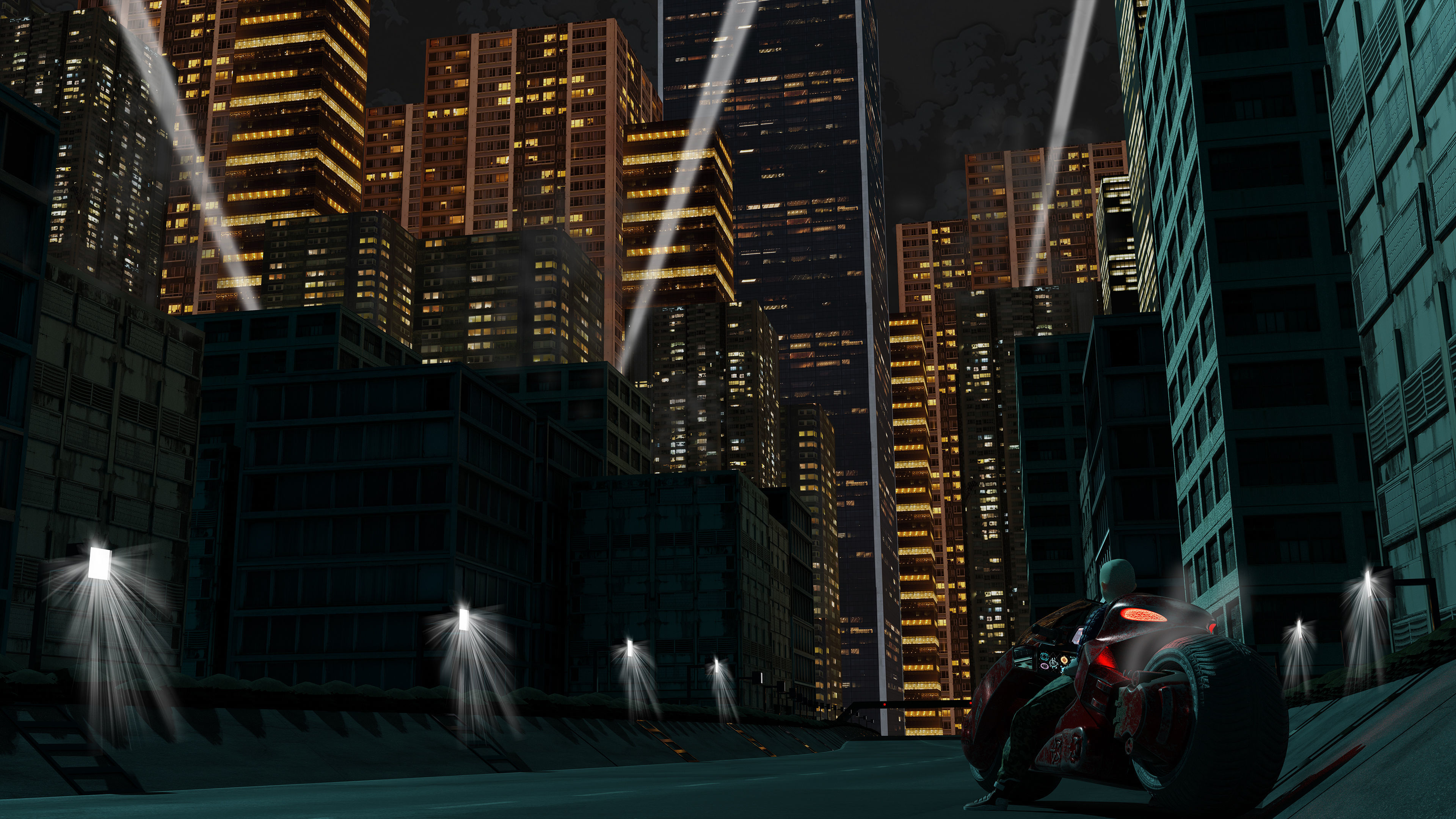 3D model Kitbash Cyber Building Pack VR / AR / low-poly | CGTrader