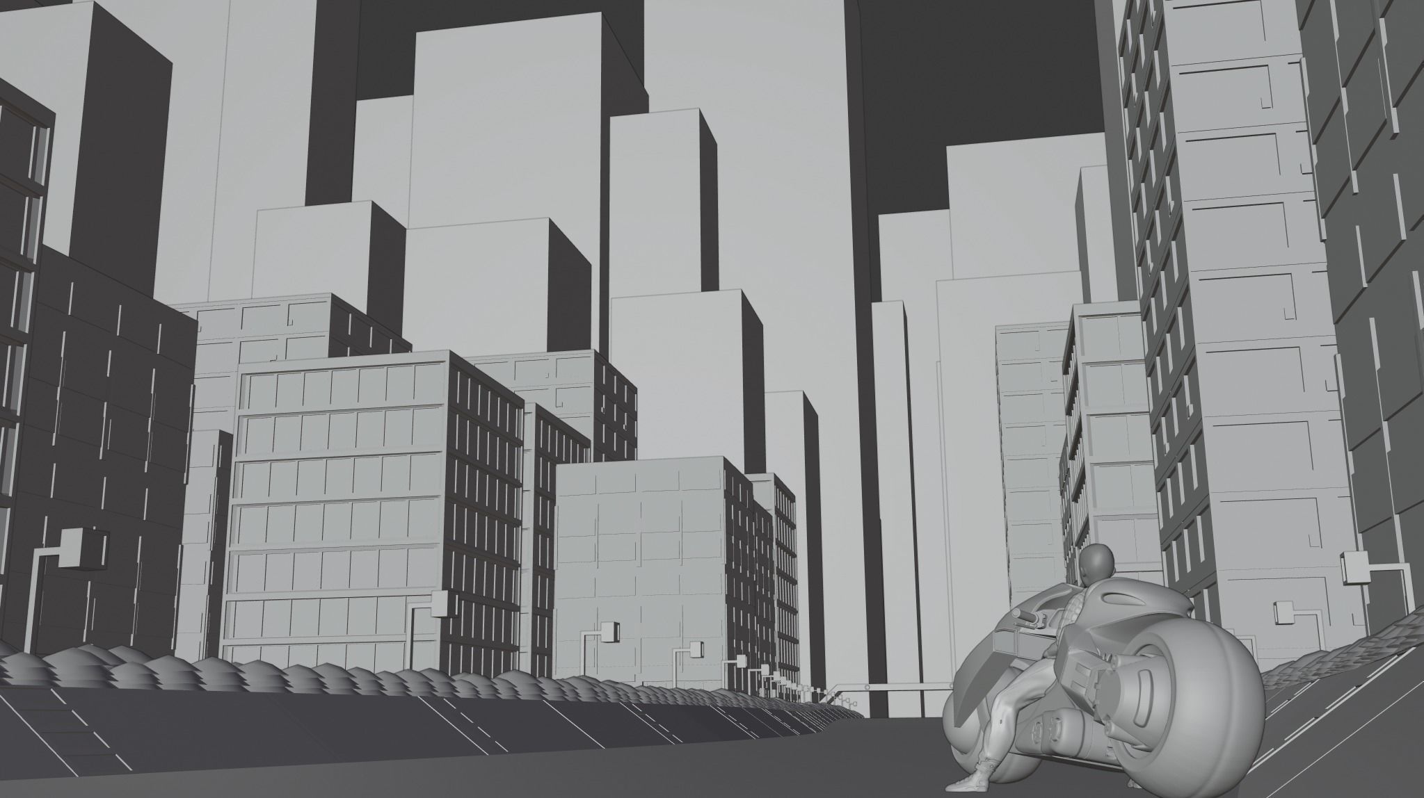 3D model Kitbash Cyber Building Pack VR / AR / low-poly | CGTrader