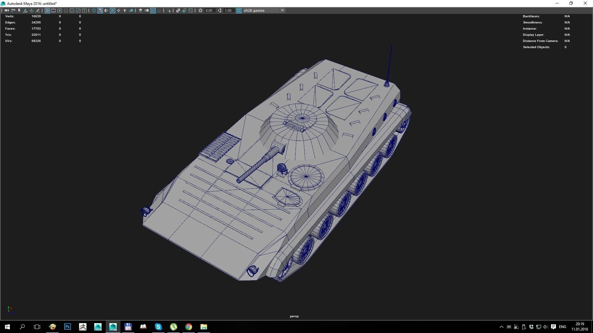 3D model BMP - Armored Infantry Combat Vehicle VR / AR / low-poly ...