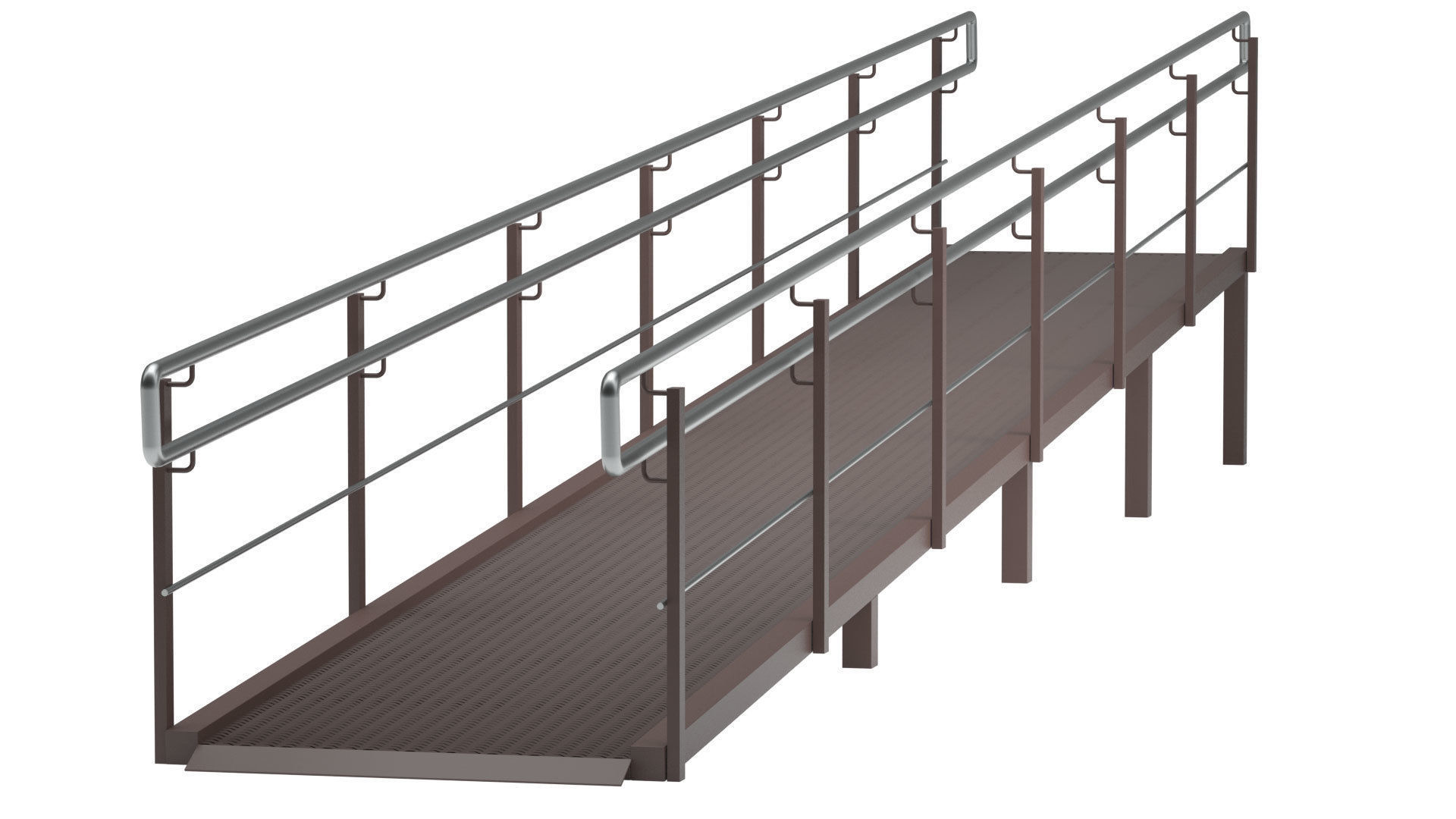 disability ramp dimensions of rectangular window 3D model | CGTrader
