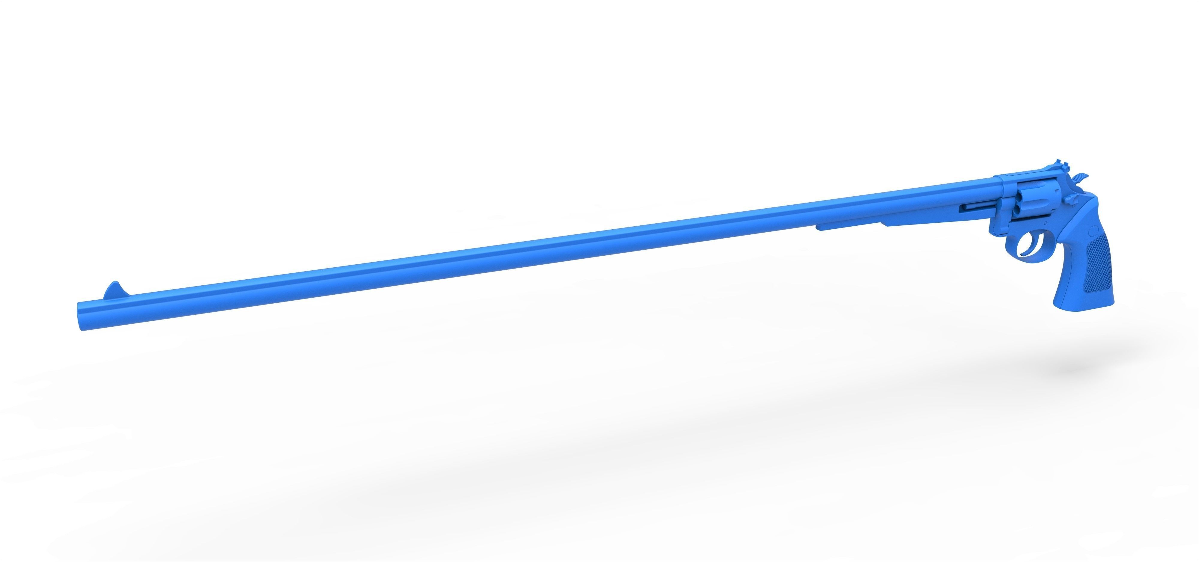 Long barrel revolver of Joker from the movie Batman 1989 3D model ...