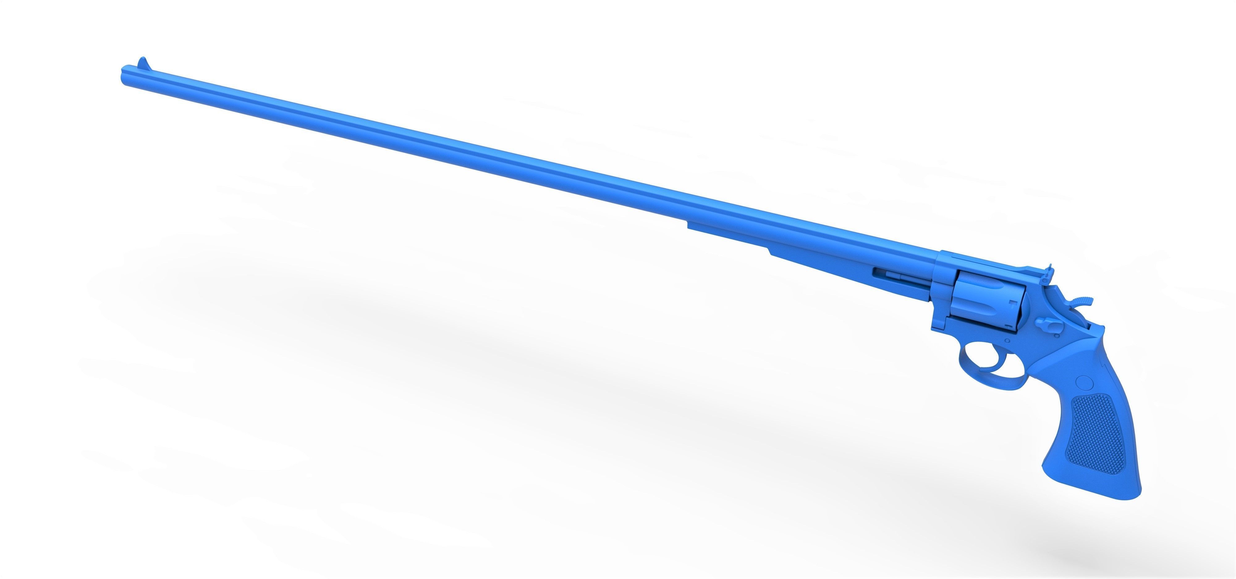 Long barrel revolver of Joker from the movie Batman 1989 3D model ...