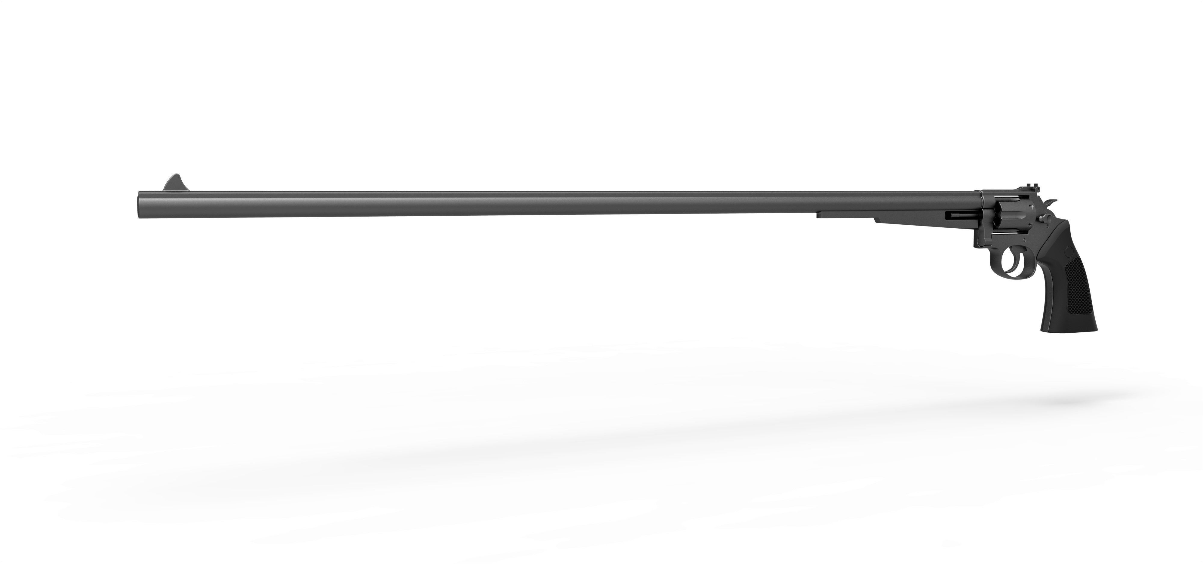 Long barrel revolver of Joker from the movie Batman 1989 3D model ...