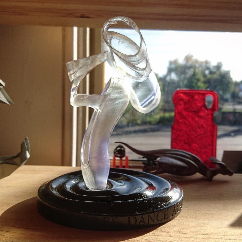 Ballet Shoes Trophy 3D model 3D printable | CGTrader