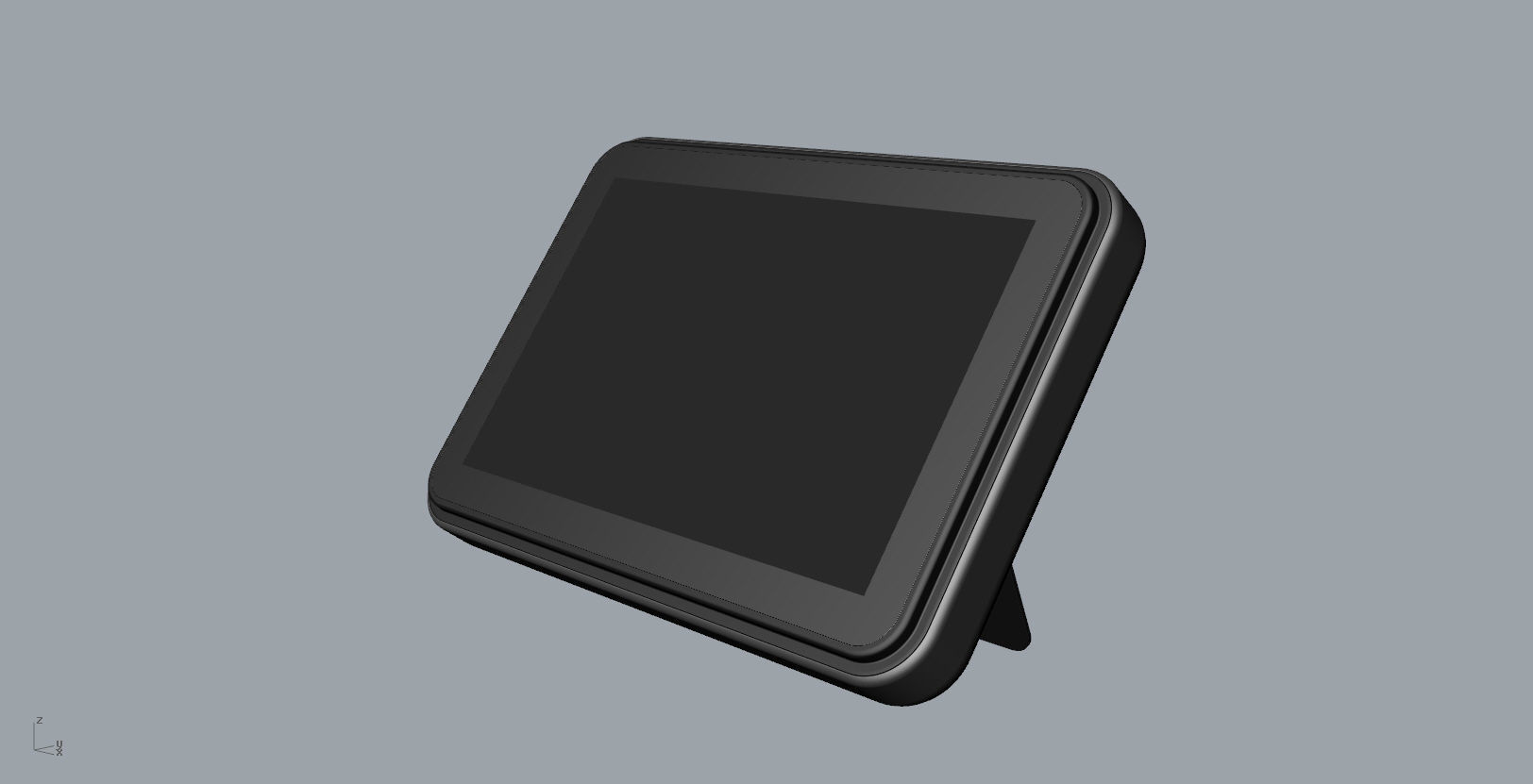 Pad display design black 3D model 3D printable | CGTrader