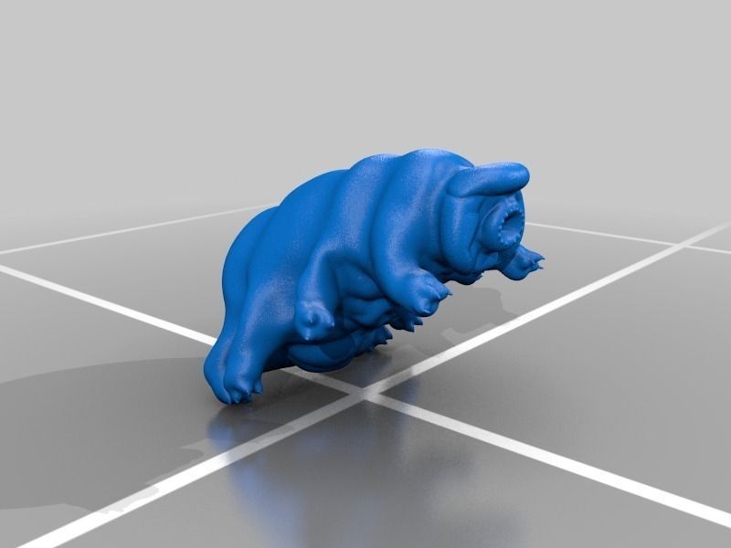 Waterbear and the Tardigrade free 3D model 3D printable | CGTrader