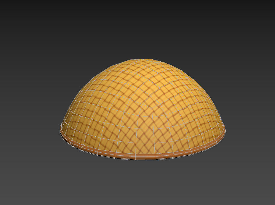 Japanese Monk Hat 3D model | CGTrader