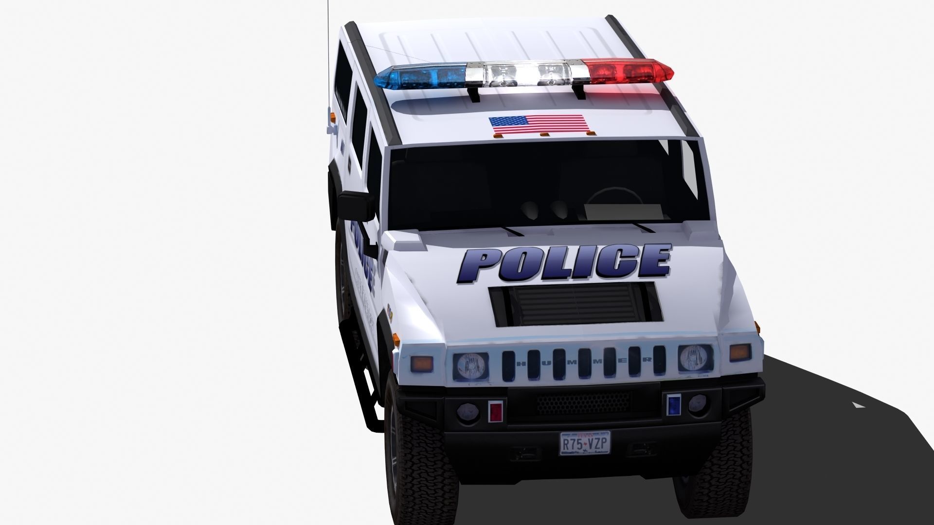 3D model Police SUV Patrol Waggon VR / AR / low-poly | CGTrader