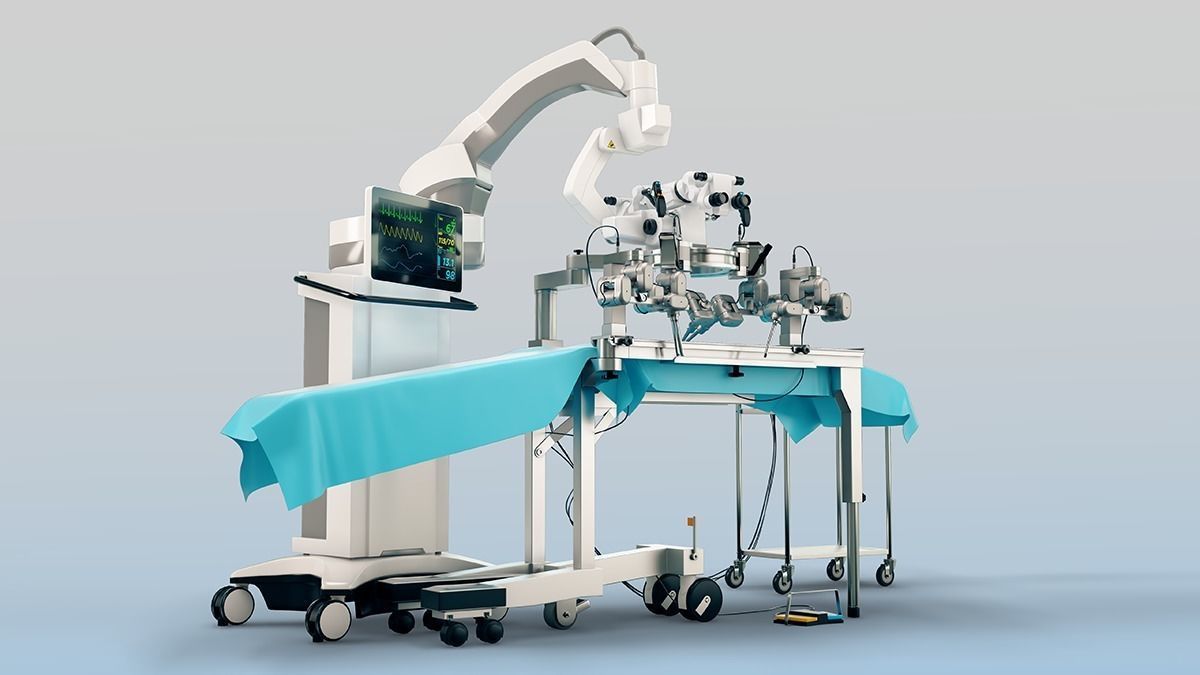 MUSA - robot assisted micro surgery medical machine 3D model | CGTrader