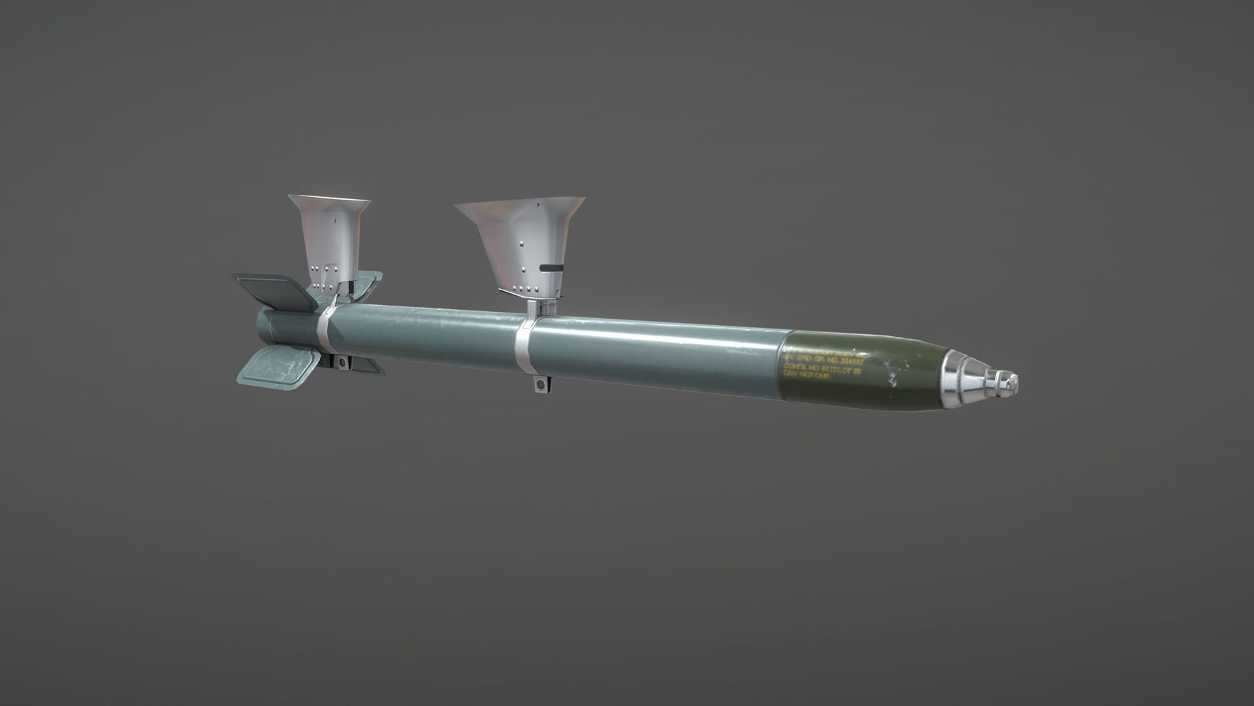 3D model US Rocket HVAR VR / AR / low-poly rigged | CGTrader