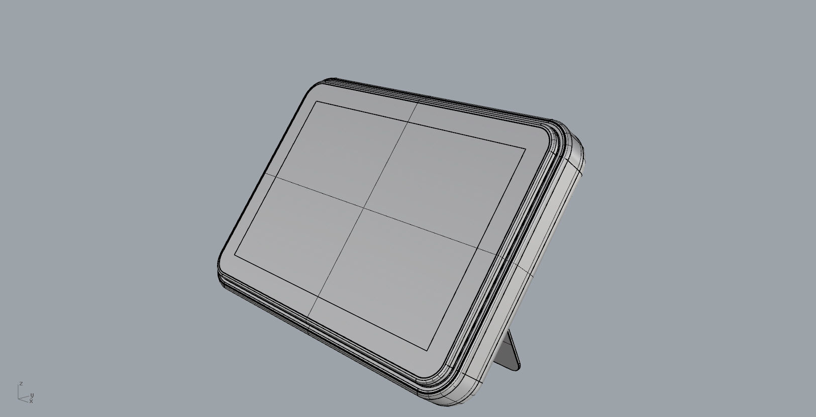 Pad display design white 3D model 3D printable | CGTrader