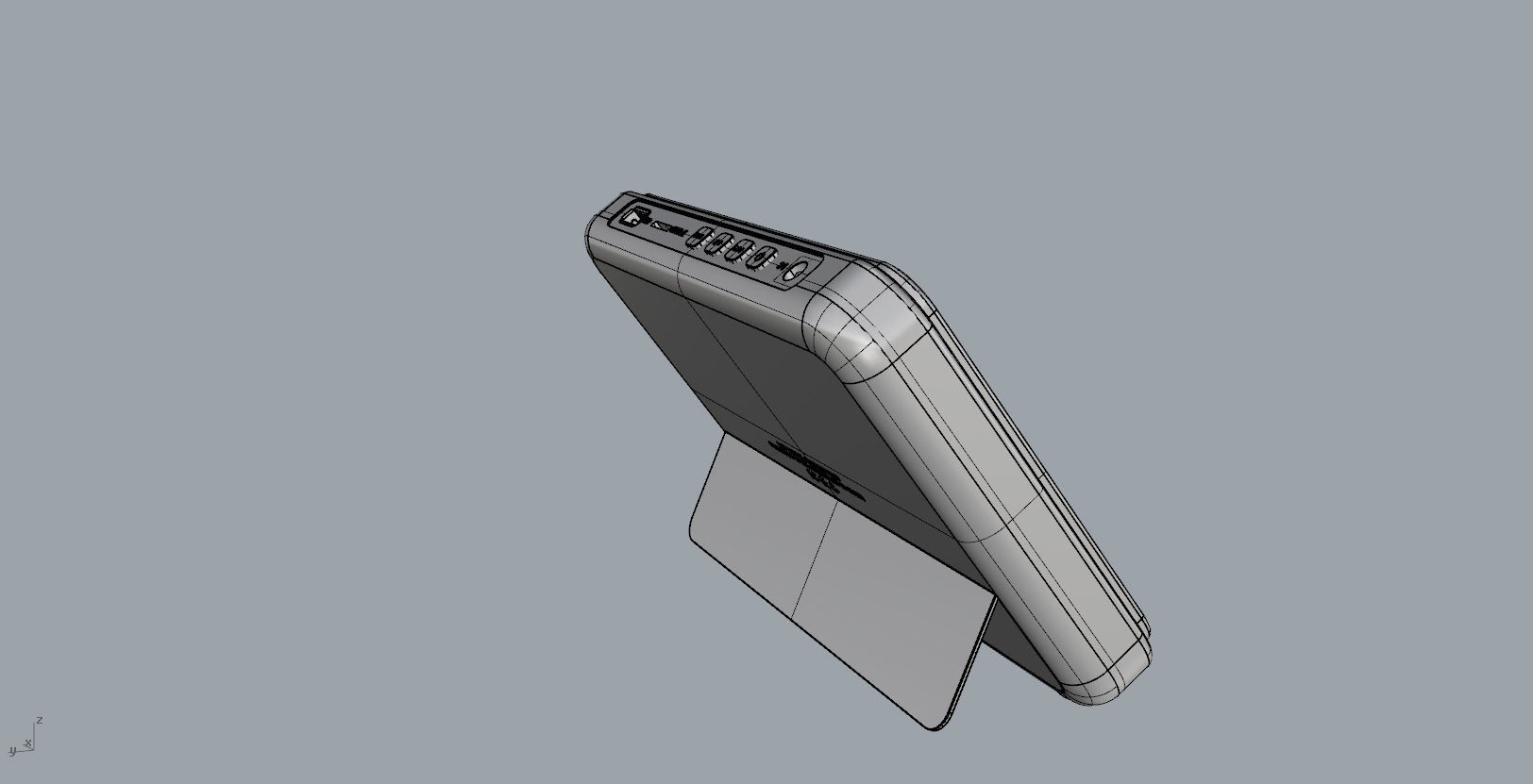 Pad display design white 3D model 3D printable | CGTrader