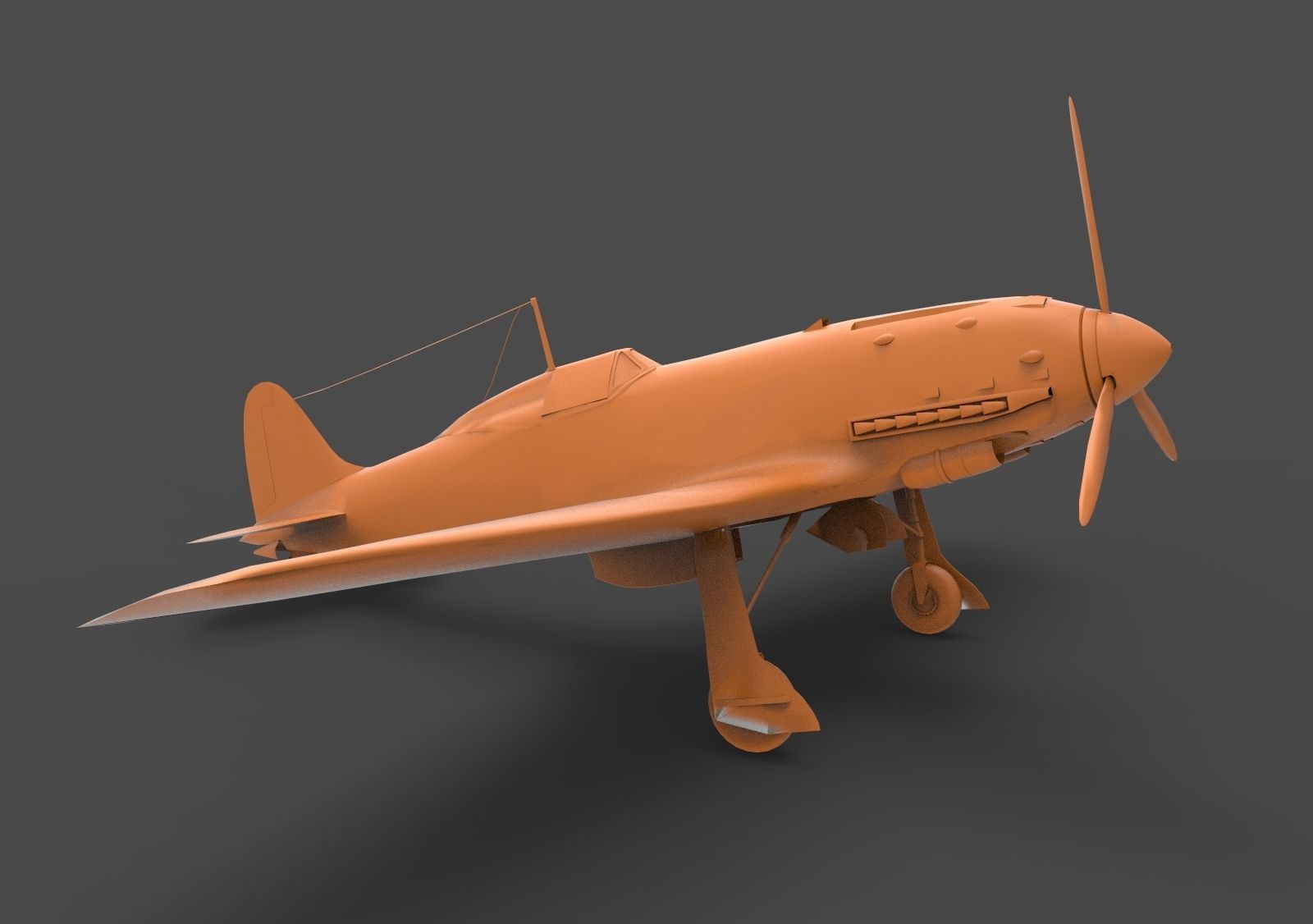 Macchi C205 Veltro 3D model 3D printable | CGTrader