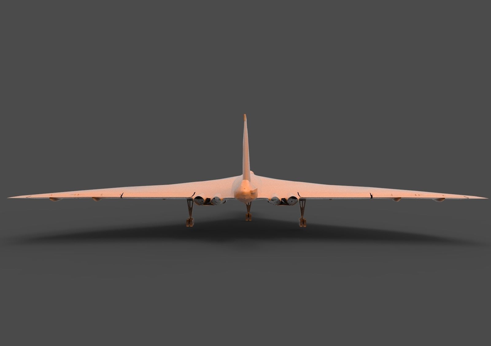 Avro Vulcan 3D model 3D printable | CGTrader