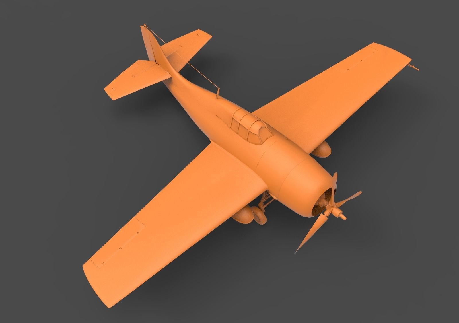 f4f wildcat 3D model 3D printable | CGTrader